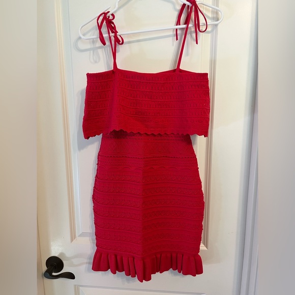 Milly | Dresses | Darling Milly Ruffle Yoke Pointelle Short Dress ...